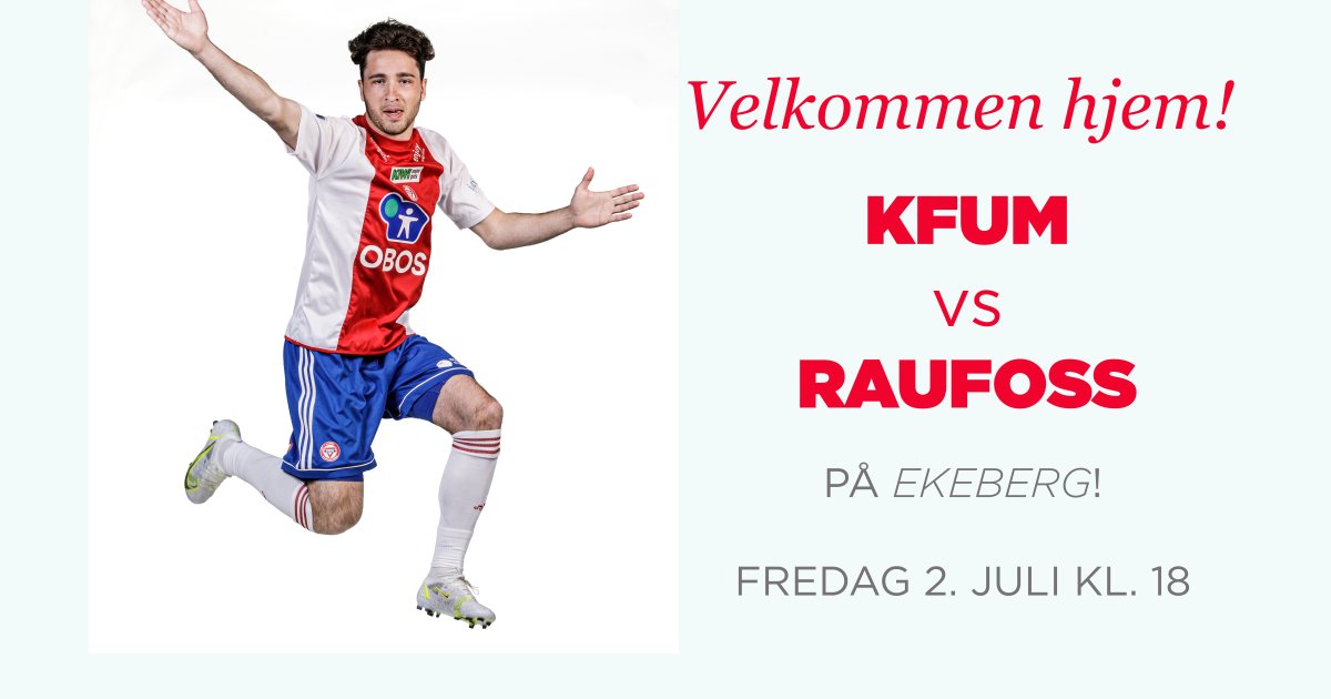 Kjøp billetter til endelig-hjemme-kampen! / KFUM